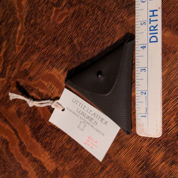 Hand Crafted | Accessories | New 2 Handmade Genuine Leather Triangle ...